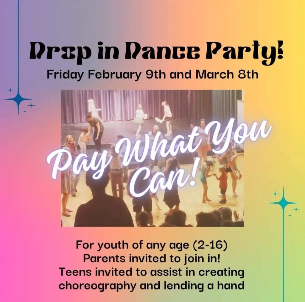 Drop In Dance Party @ the SPACE Upstairs - The Township of Perry